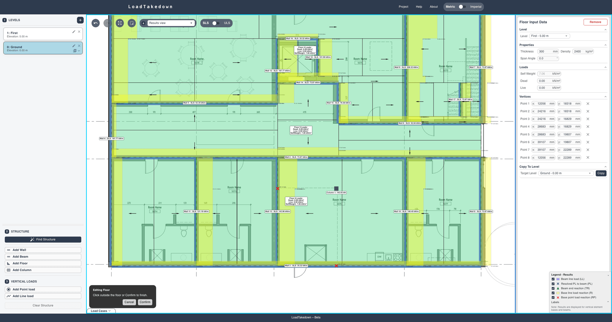 LoadTakedown – Visual Load Takedown From PDF Plans